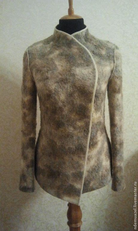 Валяный жакет Весенние проталины