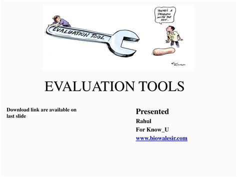 Ppt Major Tools Of Evaluation Powerpoint Presentation Free Download Id 7762993