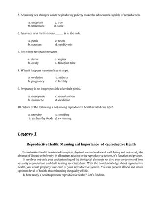 Tle PDF Infertility Reproductive Health
