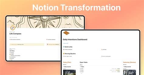 Notion Transformation Transform Your Life And Work With Notion