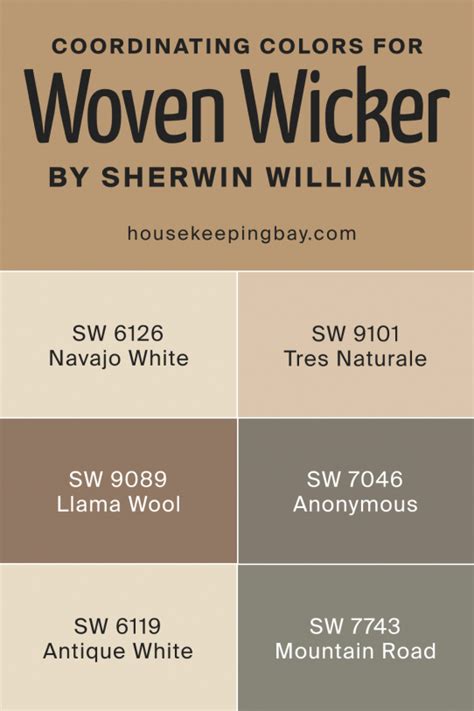 Woven Wicker Sw 9104 Paint Color By Sherwin Williams
