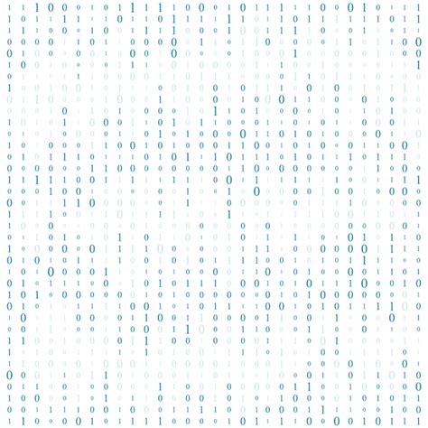 Premium Vector Background With Numbers On Screen Binary Code Zero