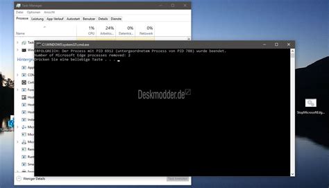 Browser Bei Problemen Mit Einer Batch Datei Beenden Deskmodderde