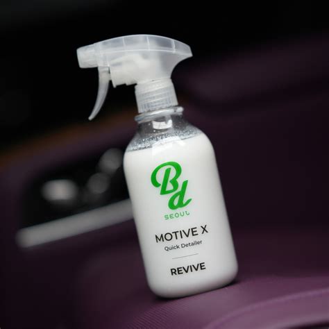 바운드서울 Motivex 퀵디테일러 500ml 차량용 물왁스 차량 유리막 코팅 광택제