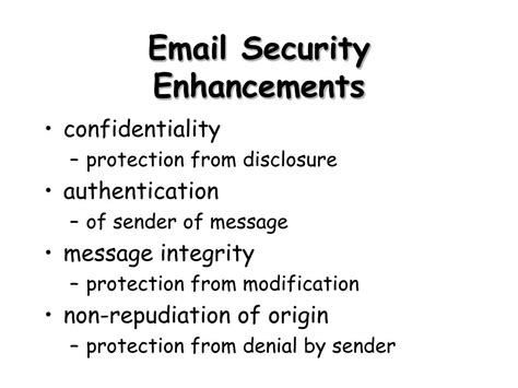 PPT Electronic Mail Security PowerPoint Presentation Free Download ID 5743994