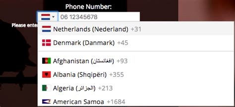 Default Country In Phone Selector Security
