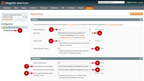 how to configure magento reward points extension v1 x magento reward