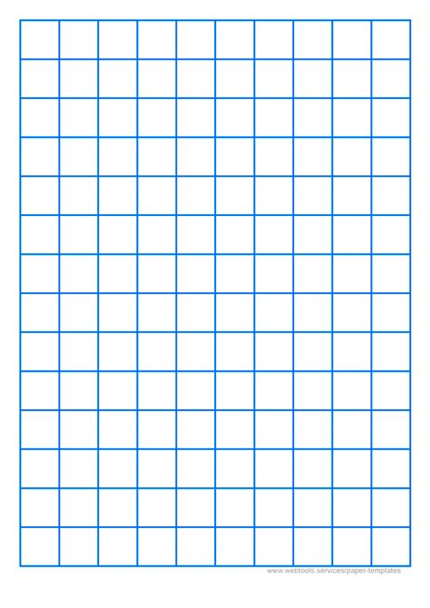 Webtools Printable 3 4 Inch Blue Graph Paper