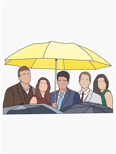 Yellow Umbrella How I Met Your Mother Poster