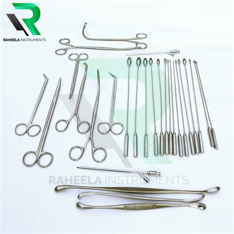 Cholecystectomy Set Of 25 Pcs Raheela Instruments