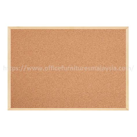 1 Ft X 2 Ft Basic Wooden Frame Cork Board Ofmec012c Office Furnitures
