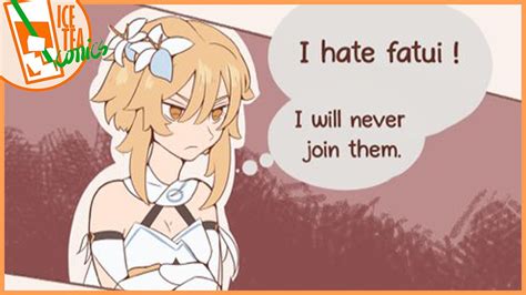 Lumine And The Fatui Genshin Impact Comic Dub Iceteacomics Youtube