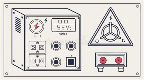 Electrical Components Illustration Circuit Parts And Electronics Vector Design Generative Ai