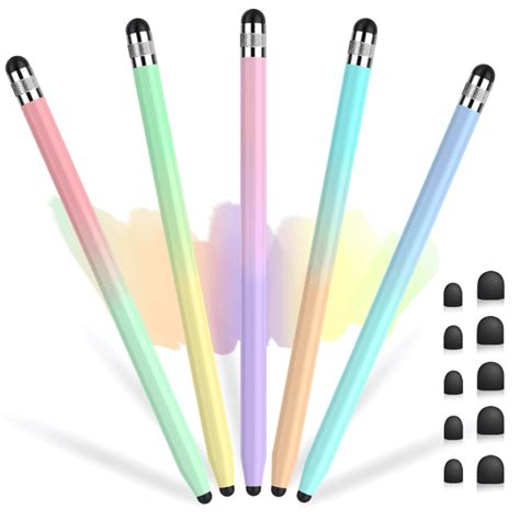 Stylus Pens For Touch Screens 6 Pcs Sensitivity Capacitive Stylus