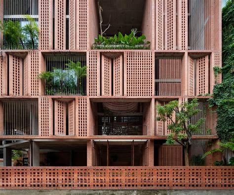 In Vietnam A Brick Screen Shades Tropical Spaces Premier Office Facades Premier Conference In Vietnam A Brick Screen Shades Tropical Spaces Premier Office Facades Premier Conference