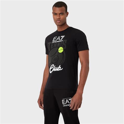 T Shirt Ea7 Training Casual Sporty Tennis Ea7 Homme Vêtements