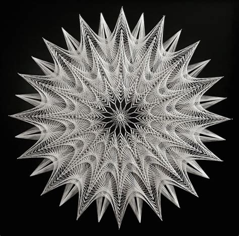String Art Tutorial Di Arte Dei Fili Lavori A Mano Con Fili Tutorial Di Arte