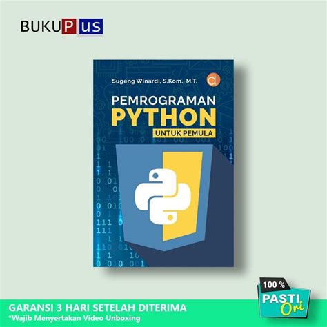 Jual Buku Pemrograman Python Untuk Pemula Original Deepublish Shopee Indonesia