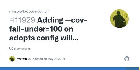 Adding Cov Fail Under 100 On Adopts Config Will Provoque Discovery