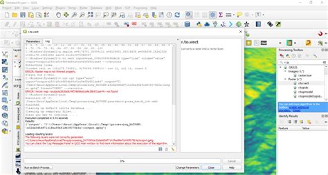 Rtovect In Qgis Error Rqgis