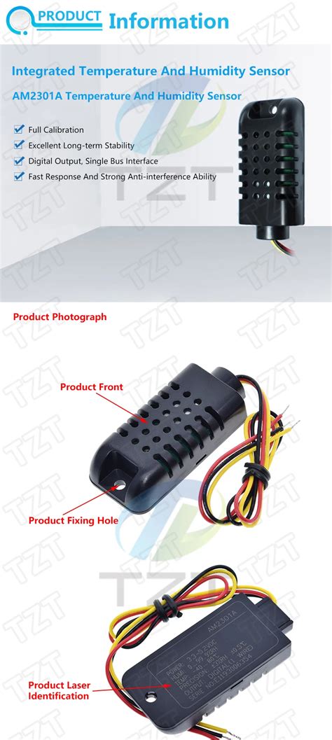 Digital Temperature Sensor Humidity Sensor Dht11 Dht22 Am2302 Am2301 Am2320 Mw33 Sensor And