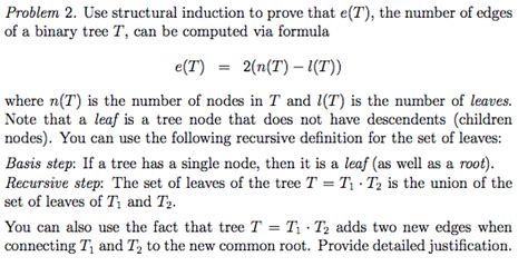 Solved Problem 2 Use Structural Induction To Prove That