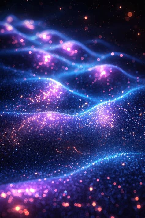 Abstract Digital Circuitry Background With Futuristic Glowing Colors