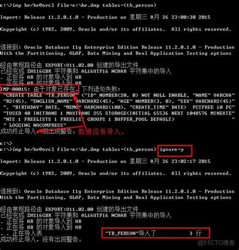 Oracle Expimp51cto博客oracle Imp导入