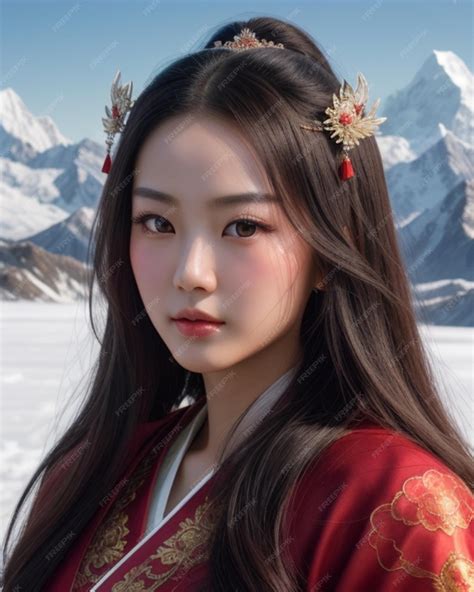 Premium Photo Beautiful Chinese Girl Potrait Wuxia Girl