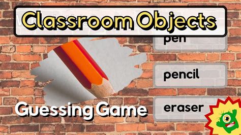 Classroom Objects A Guessing Game Free Worksheets English ESL Activities YouTube