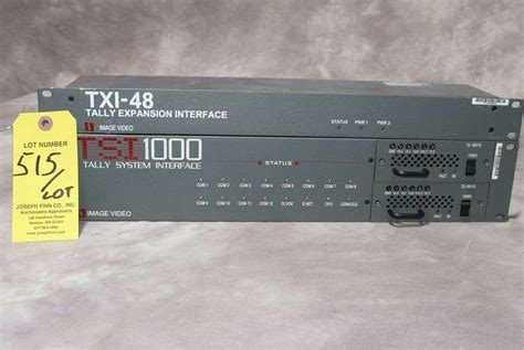 Image Video Tsi 1000 Tally System Interface With Txi 48 Tally Expansion