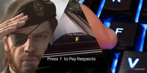 Where Does The Press F To Pay Respects Meme Come From