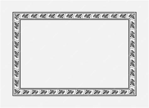 Premium Vector Creative Vector Border Frame Design Template