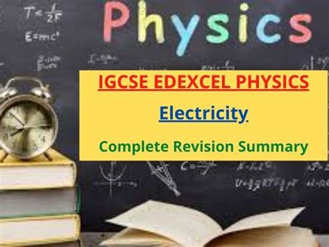 Igcse Edexcel Physics Electricity Complete Revision Summary Teaching Resources