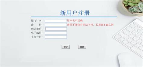 Java用户名密码不能为空代码jsp注册页面用户名，密码，确认密码，手机号，邮箱不能为空 Csdn博客