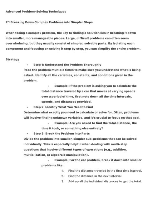 Advanced Math Problem Solving Pdf Deductive Reasoning Multiplication