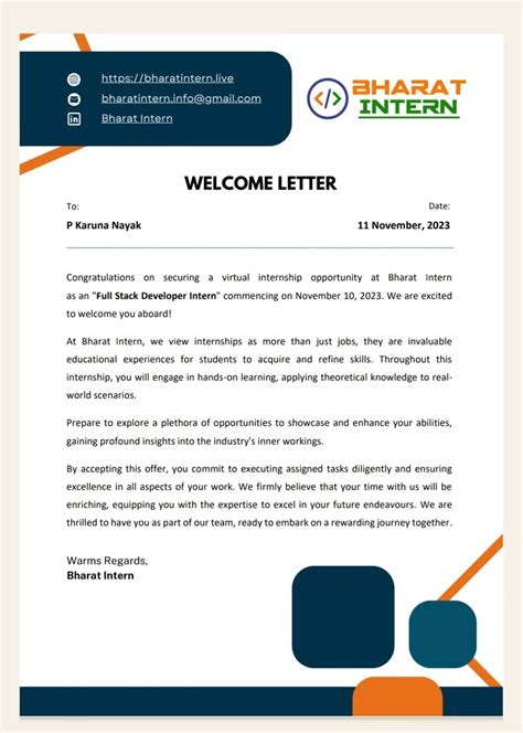 Karunanayak Porika On Linkedin Bharathintern Fullstackdeveloper