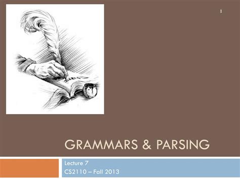 Ppt Grammars And Parsing Powerpoint Presentation Free Download Id 1600670