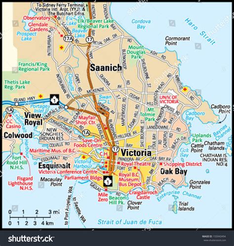 Tourist Map Of Victoria Bc