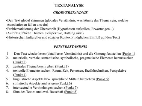 Textanalyse Schema P