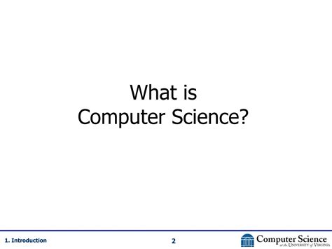 Introduction To Computer Science Lecture Ppt