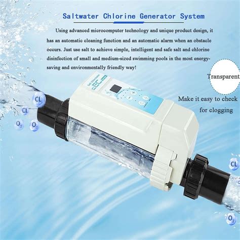Saltwater Chlorine Generator System Ec12 Saltwater Pool System