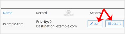 Cómo editar o eliminar el registro MX en cPanel Zona DNS Reselhost