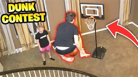 INSANE INDOOR MINI HOOP DUNK CONTEST YouTube INSANE INDOOR MINI HOOP DUNK CONTEST YouTube