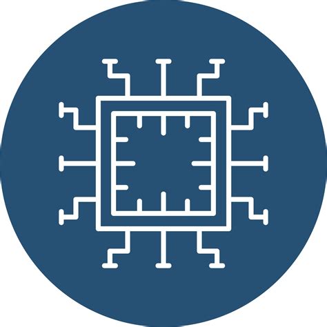 Computer Chip Vector Icon 20551092 Vector Art At Vecteezy