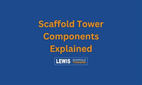 8 Scaffold Tower Components Explained [infographic]