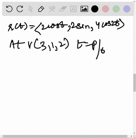 SOLVED Find Parametric Equations For The Tangent Line To The Curve With The Given Parametric