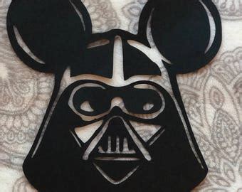 Darth Vader Mickey Etsy