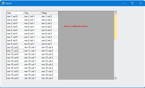 C1flexgrid Scroll Position Can Be Wrong After Applying Theme Winforms