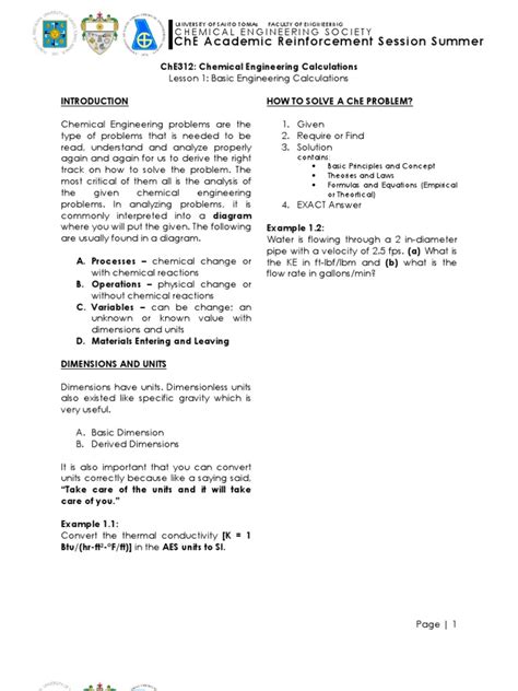 Pdf Che312 Chemical Engineering Calculations Tutorial Dokumen Tips